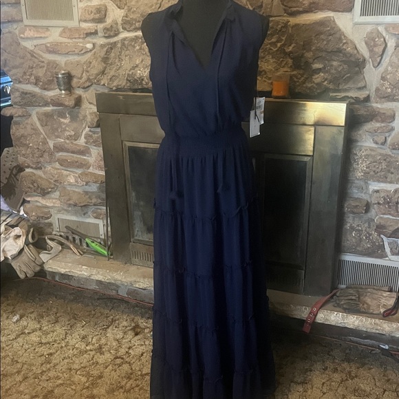 1. State | Dresses | State Deep Blue Sleeveless Maxi Dress | Poshmark